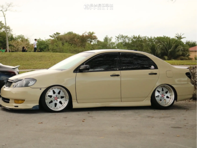 2005 Toyota Corolla with 18x9.5 25 VIP Modular VX-310 and 215/35R18 ...