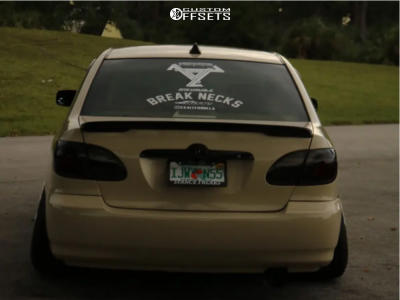 2005 Toyota Corolla with 18x9.5 25 VIP Modular VX-310 and 215/35R18 ...