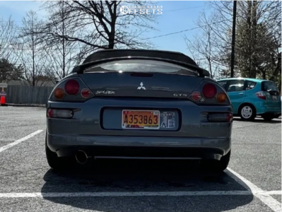 2003 Mitsubishi Eclipse with 18x8.5 35 Aodhan Ds01 and 215/45R18 ...