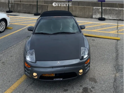 2003 Mitsubishi Eclipse with 18x8.5 35 Aodhan Ds01 and 215/45R18 ...