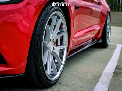 2015 Ford Mustang with 20x10 40 Ferrada FR2 and 255/35R20 Venezia ...