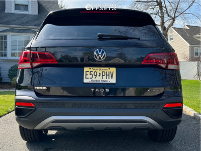 2022 Volkswagen Taos with 19x8.5 42 TSW Sebring and 245/45R19 Michelin ...