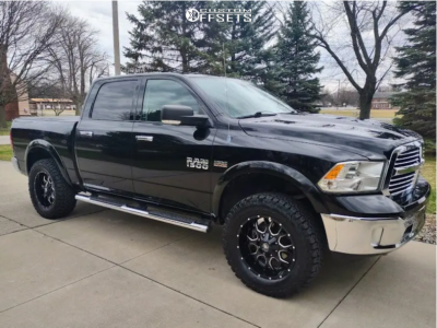 2014 Ram 1500 with 20x9 0 Mayhem Warrior and 285/60R20 BFGoodrich All ...