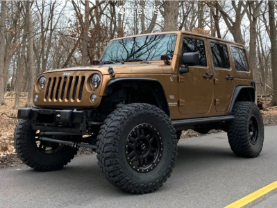 2011 Jeep Wrangler with 18x9 -12 Vision Manx and 37/13.5R18 Cooper ...
