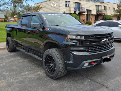 2021 Chevrolet Silverado 1500 Wheel Offset Aggressive > 1" Outside ...