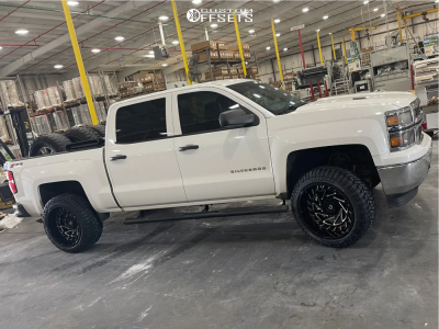 2014 Chevrolet Silverado 1500 with 22x12 -44 Gear Off-Road End Game and ...