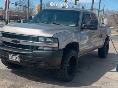 2001 Chevrolet Silverado 1500 with 20x10 -29 Vision Sliver and 285 ...