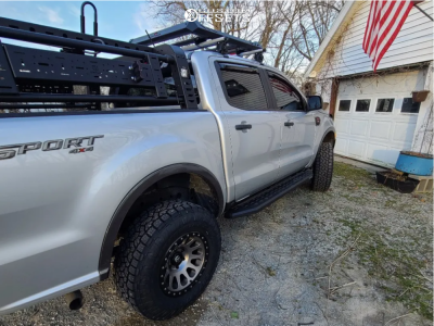 2019 Ford Ranger with 17x9 -12 Fuel Vector and 315/70R17 Toyo Tires ...