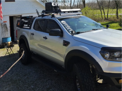 2019 Ford Ranger with 17x9 -12 Fuel Vector and 315/70R17 Toyo Tires ...