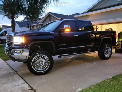2018 GMC Sierra 1500 with 22x12 -44 Hardcore Offroad Hc17 and 35/12 ...