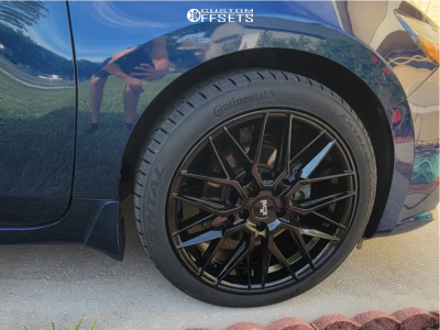 2018 Nissan Altima with 19x8.5 35 Niche Gamma and 245/40R19 Continental ...