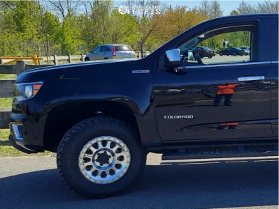 2018 Chevrolet Colorado with 17x8.5 0 Method Mr315 and 265/70R17 Cooper ...