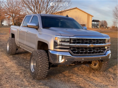 2018 Chevrolet Silverado 1500 Wheel Offset Hella Stance >5" Suspension ...