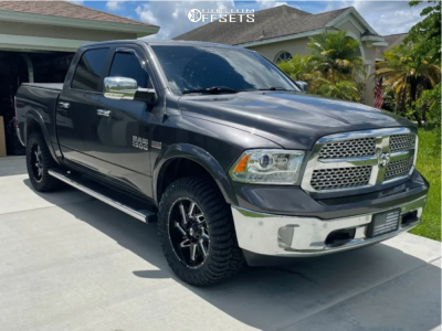 2016 Ram 1500 with 20x9 12 Vision Spyder and 33/12.5R20 Radar Renegade ...