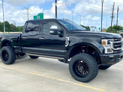 2022 Ford F-250 Super Duty with 22x12 -44 Fuel Clash and 37/13.5R22 ...