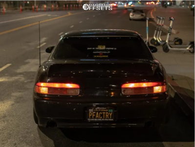 1995 Lexus SC400 with 18x9.5 22 Kansei Astro and 245/40R18 Pirelli ...