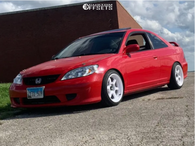 2005 Honda Civic with 16x8 20 MST Time Attack and 195/45R16 Crosswind ...