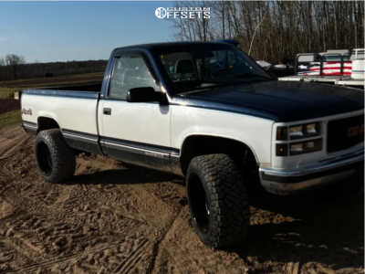 1995 GMC K1500 with 20x12 -51 ARKON OFF-ROAD Alexander and 33/12.5R20 Nitto Ridge Grappler and ...