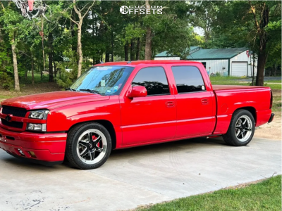 2004 Chevrolet Silverado 1500 with 20x7 13 Weld Racing Ventura 6 Drag ...