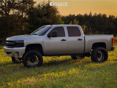 2007 Chevrolet Silverado 1500 Wheel Offset Super Aggressive 3"-5 ...