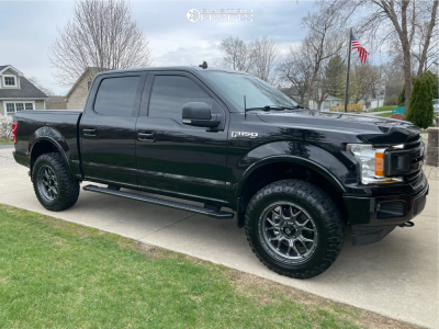 2020 Ford F-150 with 20x9 1 Fuel Tech and 275/65R20 Goodyear Wrangler ...