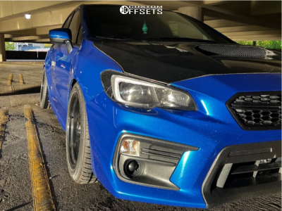 2019 Subaru WRX with 18x8.5 30 ESR Sr01 and 235/50R18 Douglas ...