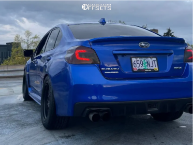 2019 Subaru WRX with 18x8.5 30 ESR Sr01 and 235/50R18 Douglas ...