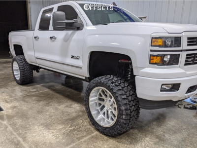 2015 Chevrolet Silverado 1500 with 22x12 -44 Axe Offroad Ax2.1 and 33/14.5R22 Fury Offroad ...