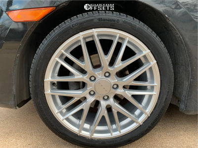 2017 Honda Civic with 18x8 35 Drag Dr77 and 255/35R18 Barum Bravuris ...