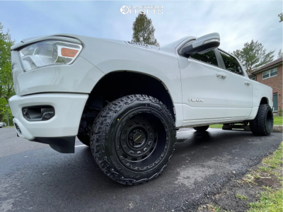 2019 Ram 1500 with 20x12 -44 Vision Tactical and 33/12.5R20 Venom Power ...