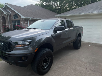2020 Ford Ranger with 17x8.5 0 Method Mr305 and 285/75R17 Nitto Ridge ...