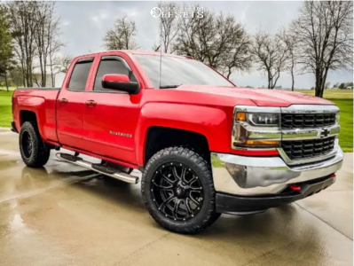 2019 Chevrolet Silverado 1500 with 20x10 -19 Fuel Vandal and 275/60R20 ...