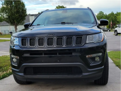 2018 Jeep Compass with 19x9.5 25 Vors Vr8 and 245/45R19 Radar Dimax As ...