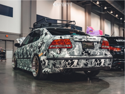 2006 Saab 9-3 with 18x9.5 30 ARC Ar5 and 235/40R18 Kelly Edge Hp and ...