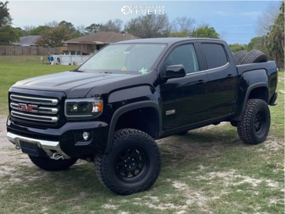 2016 GMC Canyon with 17x8.5 0 Method Mr316 and 33/12.5R17 Mickey ...