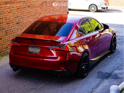 2015 Lexus IS250 with 18x8.5 20 TSW Silvano and 255/35R18 Nitto Nt555 ...