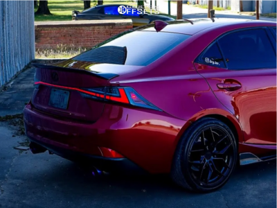 2015 Lexus IS250 with 18x8.5 20 TSW Silvano and 255/35R18 Nitto Nt555 ...