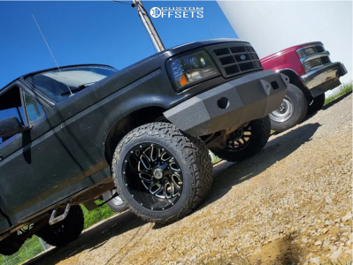 1995 Ford F-150 with 20x12 -51 Hardrock Destroyer and 33/12.5R20 Venom ...