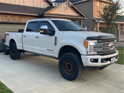 2017 Ford F-350 Super Duty with 18x9 18 Method Mr305 and 35/12.5R18 ...