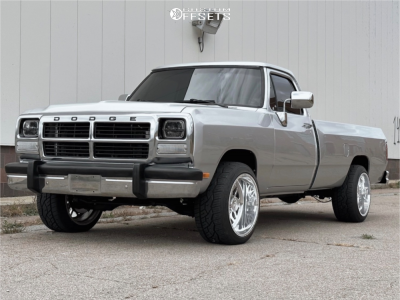 1992 Dodge D250 with 20x12 -40 American Force Trax SS and 285/40R20 ...