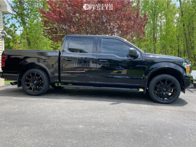 2018 Ford F-150 with 22x9 30 Voxx Vento and 275/45R22 Nitto Nt420v and ...