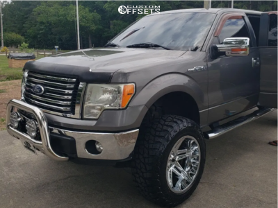 2011 Ford F-150 with 20x12 -51 Vision Razor and 35/12.5R20 Landspider ...