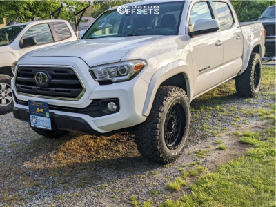 2018 Toyota Tacoma with 18x9 -12 Vision Rocker and 285/60R18 BFGoodrich ...
