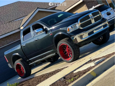 2016 Ram 1500 with 24x12 -44 Axe Offroad AX1.2 and 37/13.5R24 Venom ...