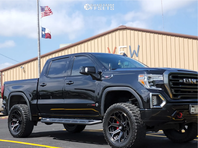 2020 GMC At4 with 22x12 -44 4Play 4P70 and 36/13.5R22 Versatyre Mxt and ...