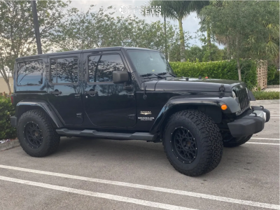 2014 Jeep Wrangler with 18x9 12 Vision Rocker and 35/12.5R18 BFGoodrich ...