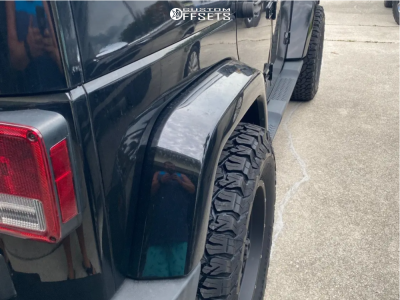 2014 Jeep Wrangler with 18x9 12 Vision Rocker and 35/12.5R18 BFGoodrich ...