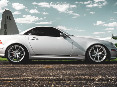 2002 Mercedes-Benz SLK230 with 18x8.5 35 Aodhan Aff7 and 215/40R18 ...