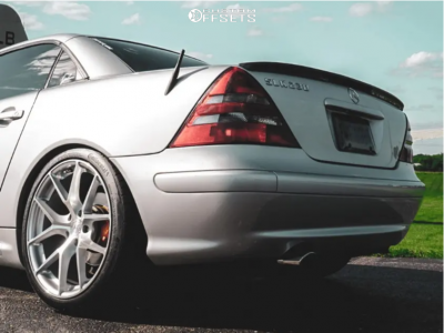 2002 Mercedes-Benz SLK230 with 18x8.5 35 Aodhan Aff7 and 215/40R18 ...