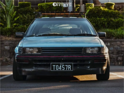 1992 Toyota Corolla with 15x8 0 Dynamic D Hole and 185/55R15 Achilles ...